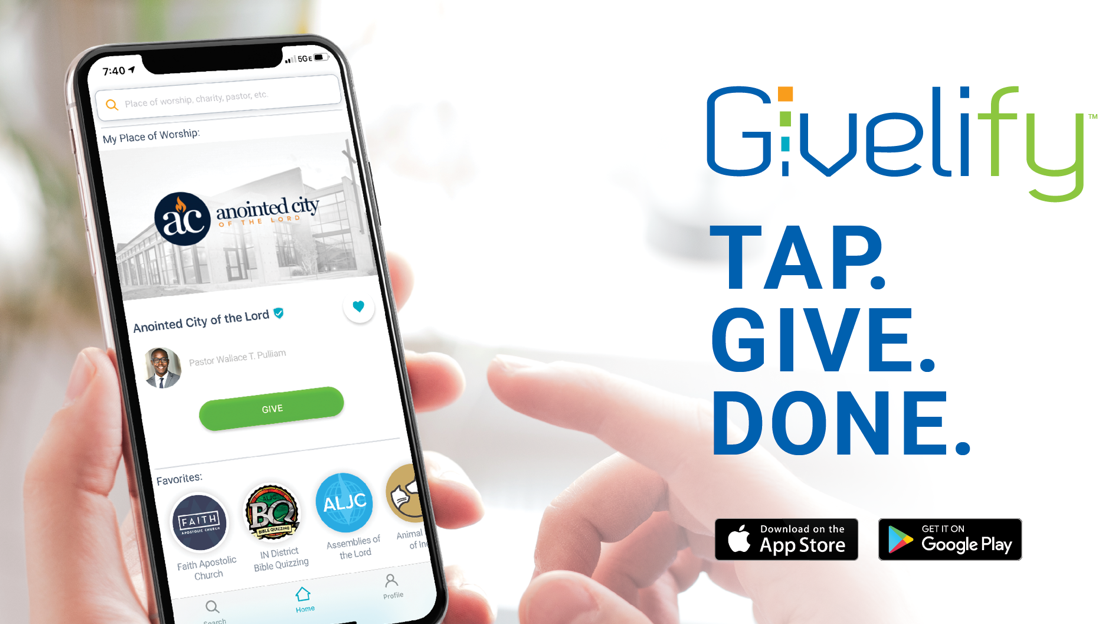 Apostolic Pentecostal Church Online and Mobile Giving App | Made ...