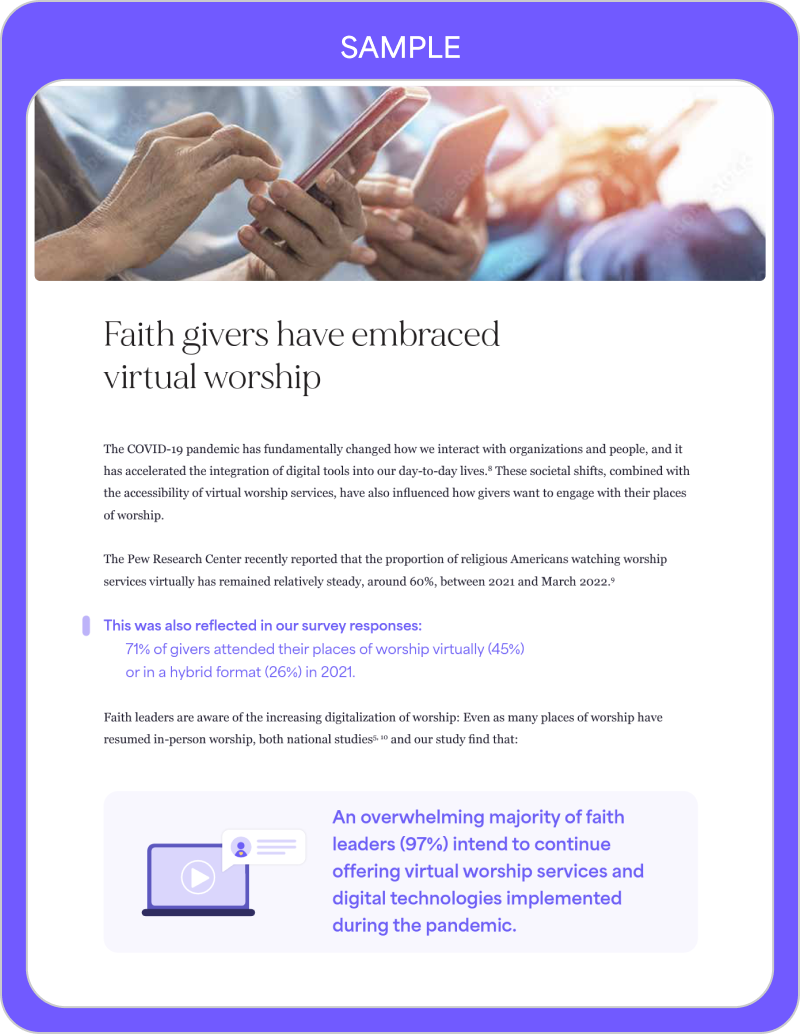 Giving in Faith Report 2022 - Givelify